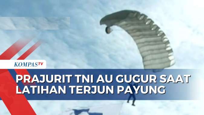 Detik-Detik Sertu Agung Gugur saat Latihan Terjun 'Boogie' di Lanud Halim!