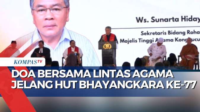 Jelang HUT Ke-77, Polri Gelar Doa Bersama Lintas Agama dan Lomba Religi