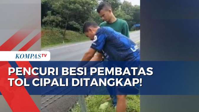 Polisi Tangkap 3 Pelaku Pencuri Besi Pembatas Tol Cipali
