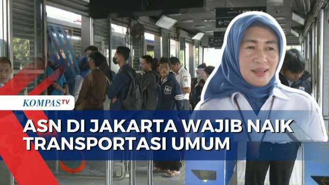 Plt Wali Kota Jaktim dan ASN Antusias Gunakan Transportasi Umum Sesuai Instruksi Gubernur