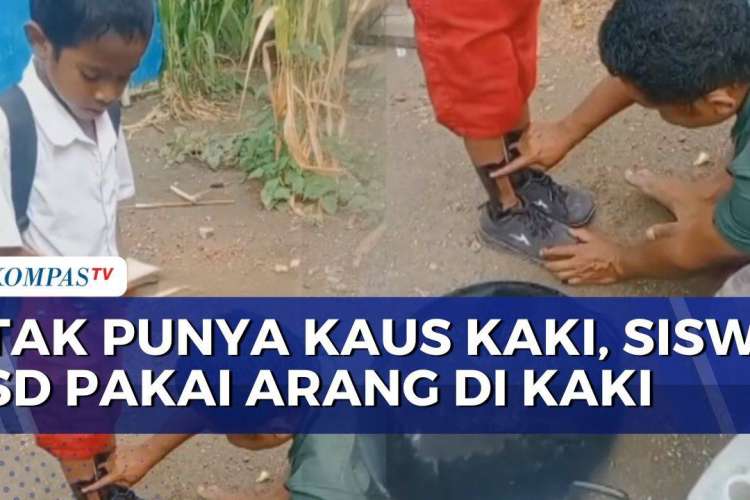 Video: Viral! Siswa SD Pakai Arang sebagai Kaus Kaki, Disdikbud Timor ...
