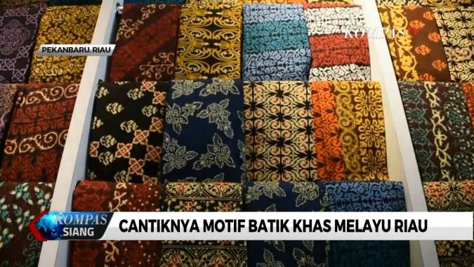 Cantiknya Motif Batik Khas Melayu Riau