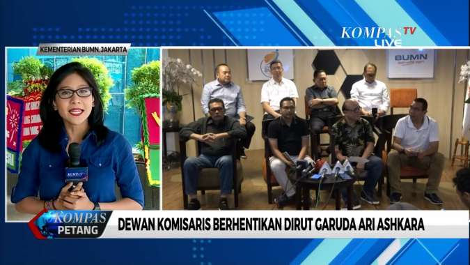 Dewan Komisaris Berhentikan Dirut Garuda Ari Ashkara