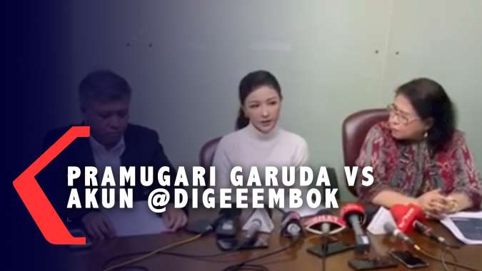 Tolak Disebut Gundik, Pramugari Garuda Laporkan Akun @digeeembok