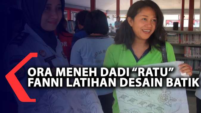 Fanni Aminadia Latihan Desain Batik ing Lapas