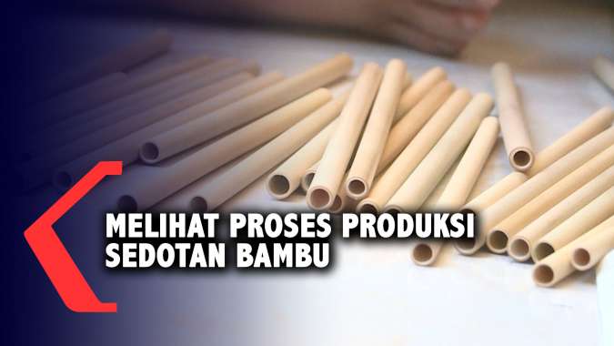 Mengintip Proses Pembuatan Sedotan Bambu yang Ramah Lingkungan