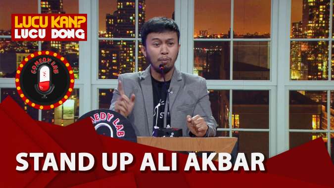 Comedy Lab: Stand Up Comedy Ali Akbar - Pernikahan Instagram Beli Mobil Aja, Ga Usah Beli Rumah