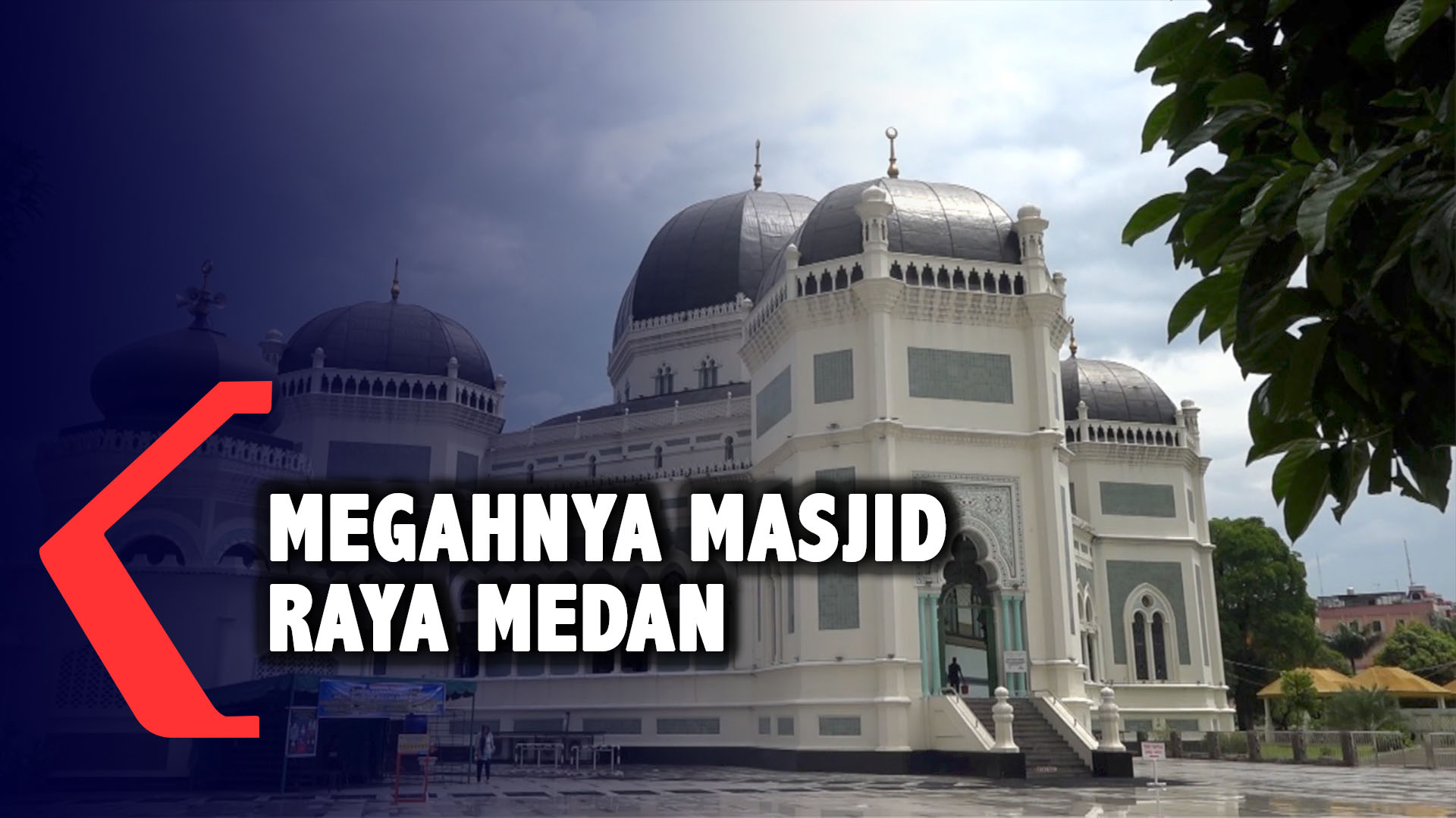 Megahnya Masjid Raya Medan Peninggalan Kesultanan Deli