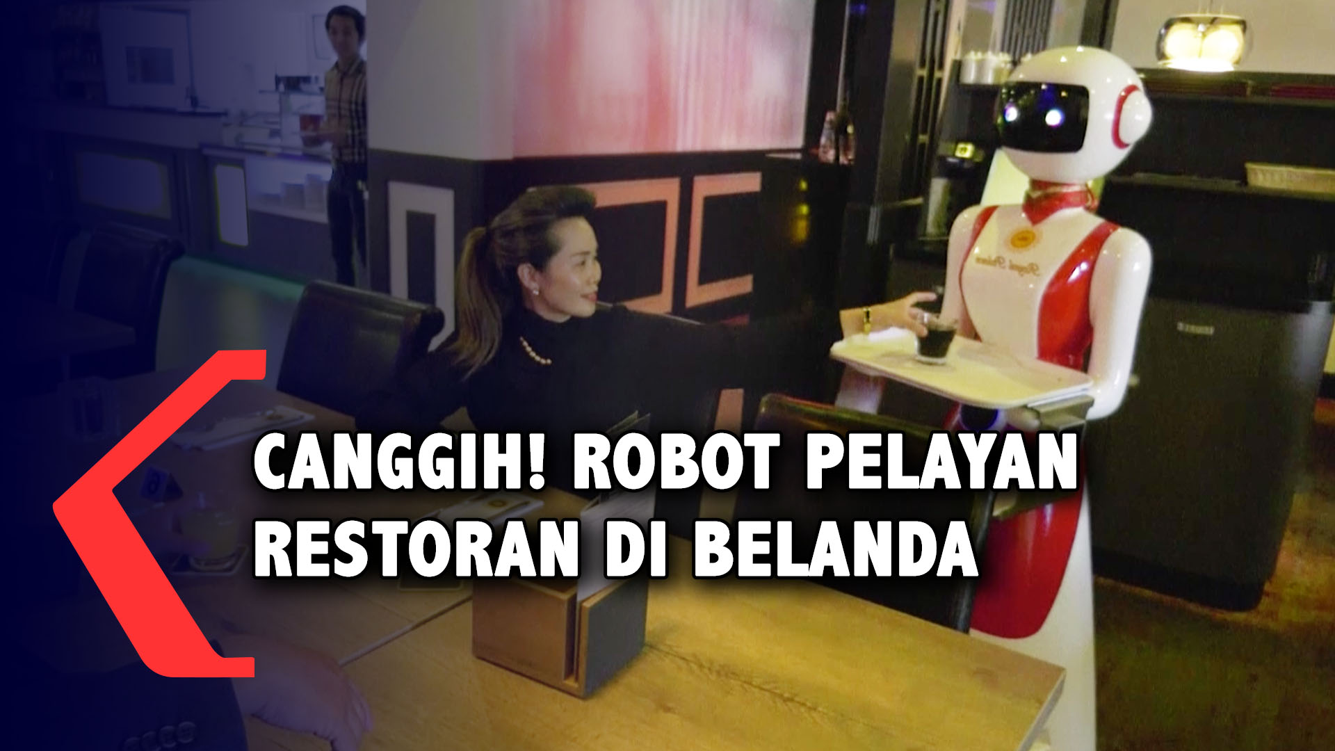 Keren! Robot Jadi Pelayan Restoran di Belanda