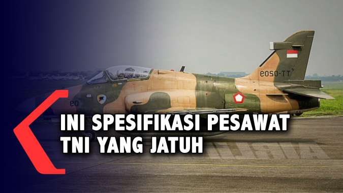 Pesawat TNI Jenis Hawk 200 Yang Jatuh, Buatan Inggris