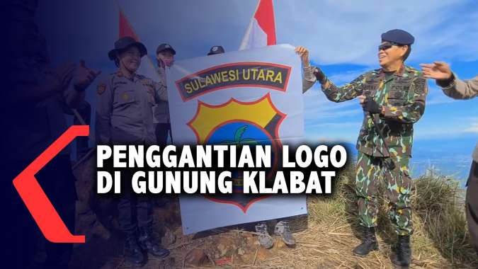 Soft Launching Logo Dan Pataka Polda Sulut Di Puncak Gunung Klabat