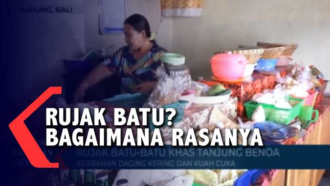 Unik, Rujak Batu Yang Segar