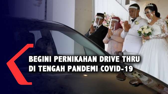 Begini Pernikahan Drive Thru Di Tengah Pandemi Covid 19