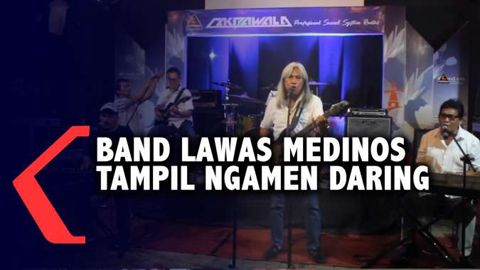 Band Lawas Medinos Tampil Ngamen Secara Daring