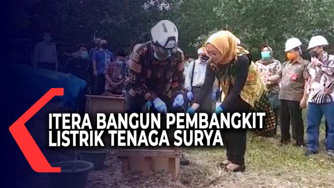 ITERA Bangun Pembangkit Listrik Tenaga Surya
