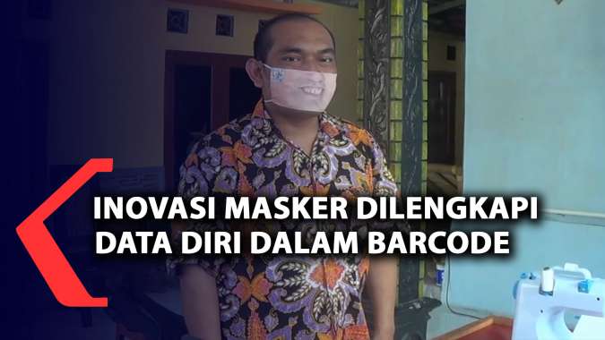 Inovasi Masker Dilengkapi Data Diri Dalam Barcode