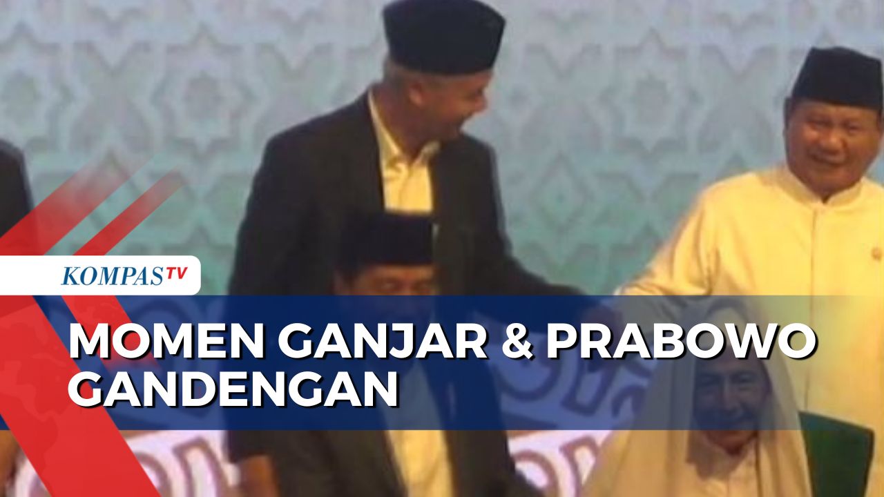 Video: Ganjar-Prabowo Tunjukkan Momen Akrab, Gandengan Tangan di Depan Jokowi