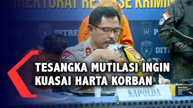 Ini Motif Tersangka Mutilasi Rinaldi Harley di Apartemen Kalibata City