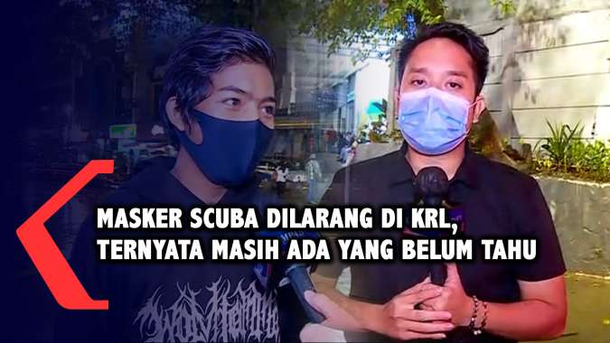 Krl Larang Penumpang Pakai Masker Scuba Dan Buff Ternyata Masih Banyak
