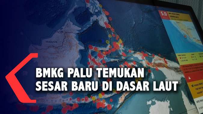 BMKG Palu Temukan Sesar Baru di Dasar Laut