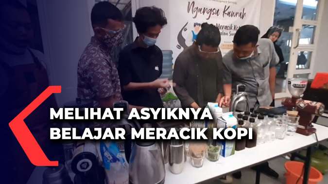 Pelatihan Meracik Kopi Bagi Penyandang Tunarungu di Solo, Jawa Tengah