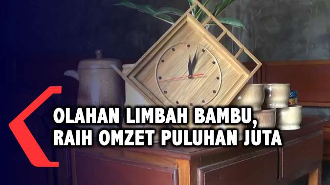 Olahan Limbah Bambu, Raih Omzet Puluhan Juta