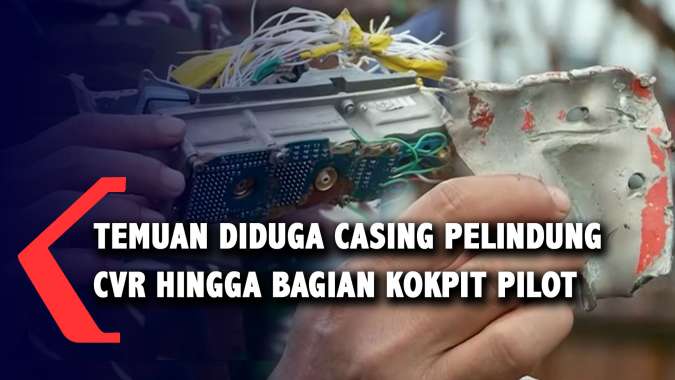 Temuan Terbaru Diduga Casing CVR hingga Bagian Kokpit Pilot