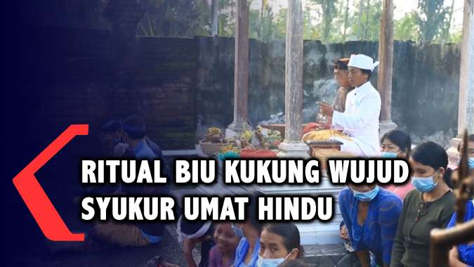 Ritual Biu Kukung Wujud Syukur Umat Hindu di Bali