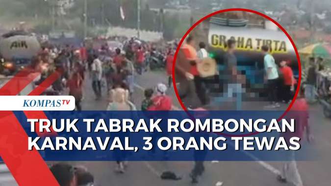 Kecelakaan Maut di Pacet, Truk Tabrak Rombongan Karnaval HUT RI, Begini Kronologinya!
