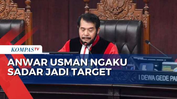 Paman Gibran, Anwar Usman Ngaku Sadar Jadi Target Sejak MKMK Dibentuk