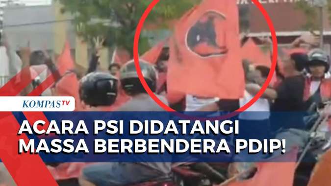 Buat Heboh, Acara PSI di Pati Jateng Didatangi Massa yang Bawa Atribut ...