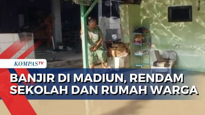 Hujan Deras Akibatkan Sungai Meluap, Banjir Rendam Permukiman Warga dan Sekolah