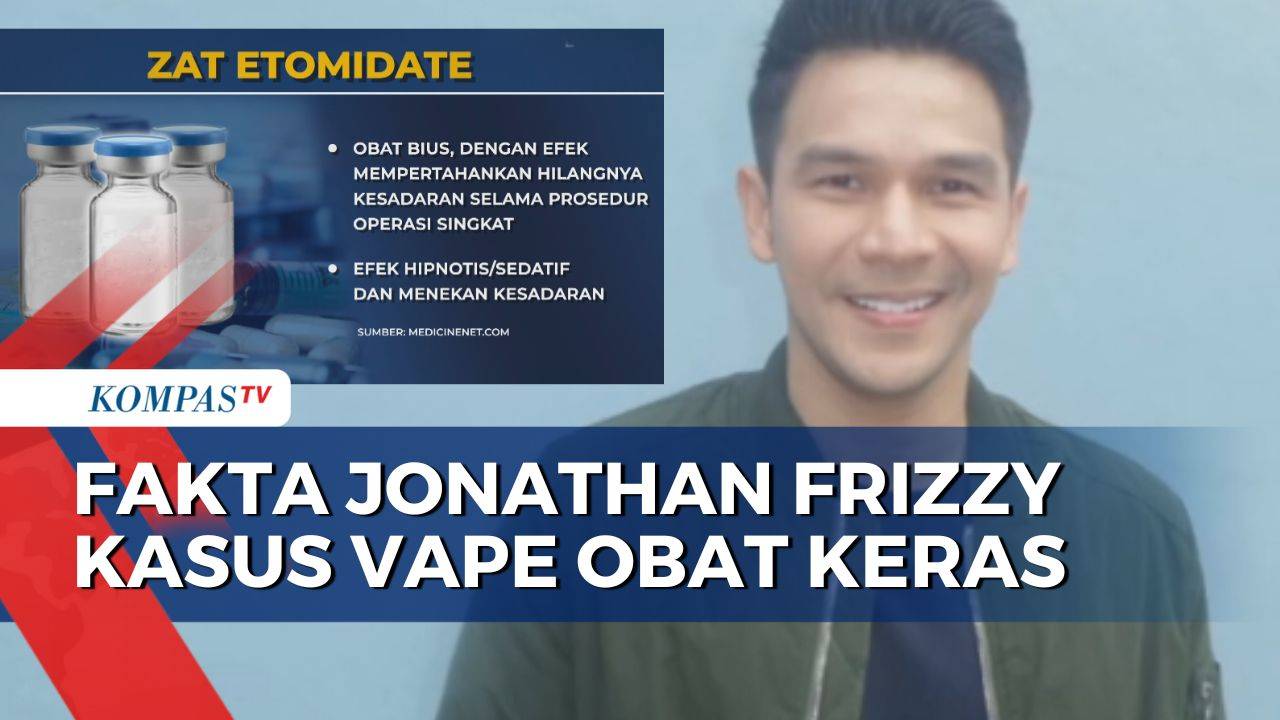Video: Sederet Fakta Jonathan Frizzy Tersangka Kasus Vape Obat Keras ...