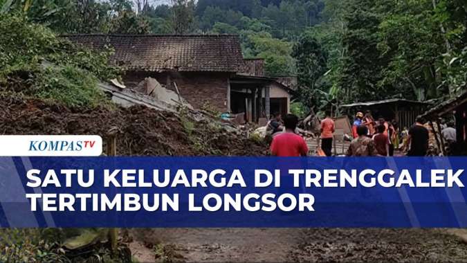 Satu Keluarga di Trenggalek Tertimbun Longsor, 4 Orang Meninggal Dunia ...