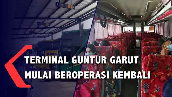 Terminal Guntur Garut Mulai Beroperasi Kembali