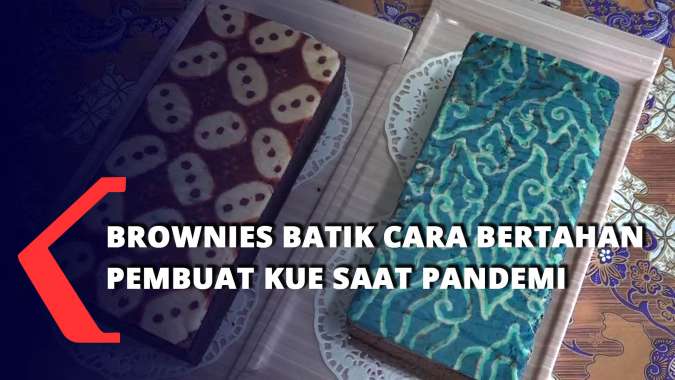 Brownies Batik Cara Bertahan Pembuat Kue Saat Pandemi