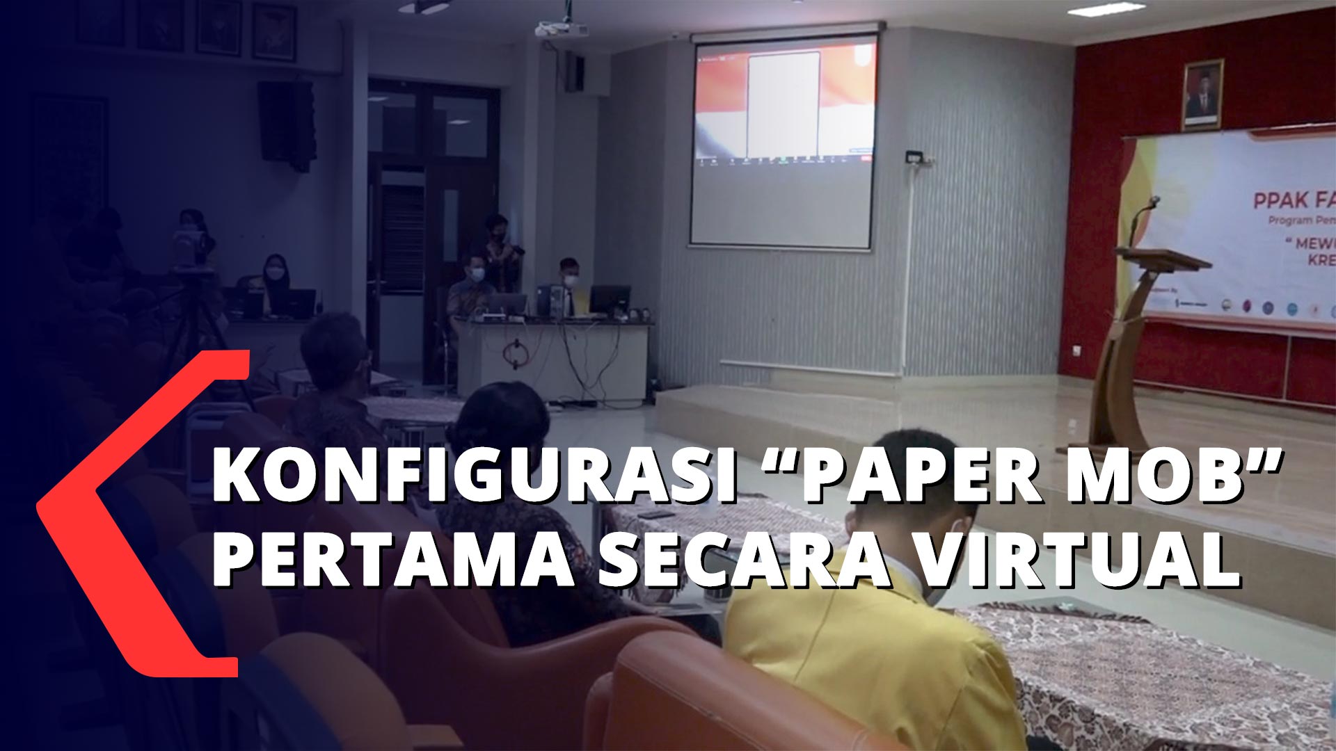 Konfigurasi Paper Mob" Pertama Secara Virtual