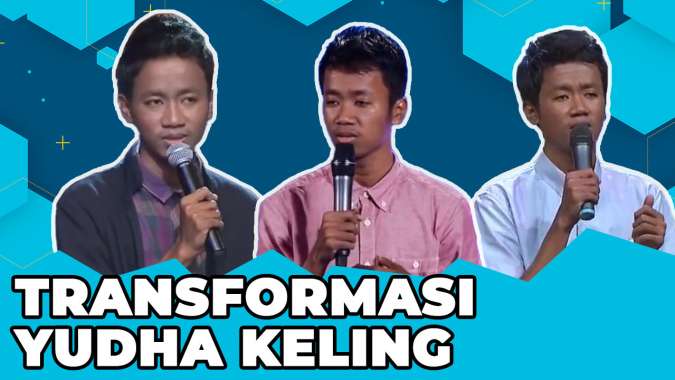 Transformasi Yudha Keling selama Kompetisi Stand Up Comedy Indonesia