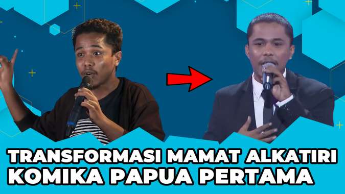 Transformasi Mamat Alkatiri: Komika Papua Pertama di Stand Up Comedy ...
