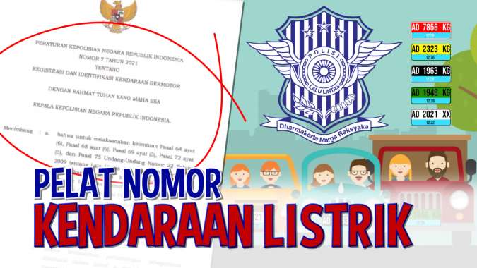 Wajib Tahu, Ini Jenis Pelat Nomor Kendaraan Listrik yang Berlaku di ...