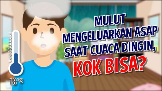 Mulut Mengeluarkan Asap saat Cuaca Dingin, Kenapa ya?