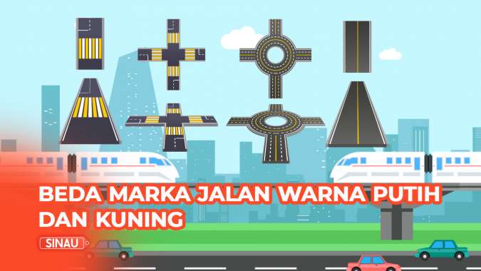 Ada Marka Jalan Warna Putih dan Kuning, Apa Bedanya?