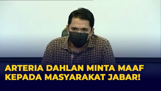 Arteria Dahlan Minta Maaf ke Masyarakat Jawa Barat