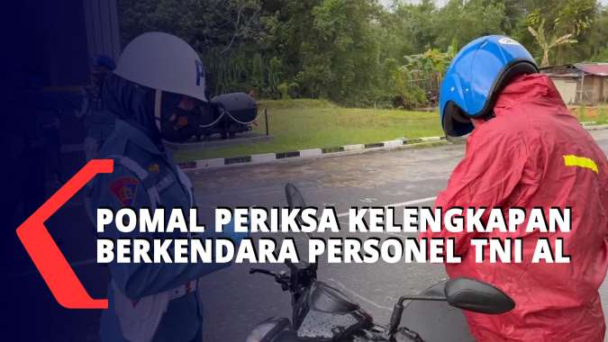 SIM Hingga Spion Kendaraan Personel TNI Diperiksa Pomal