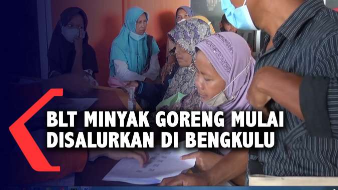 BLT Minyak Goreng Mulai Disalurkan di Bengkulu