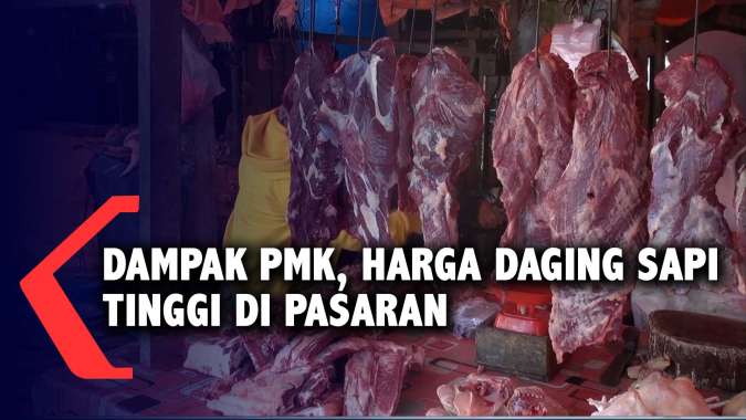 Dampak PMK, Harga Daging Sapi Tinggi di Pasaran