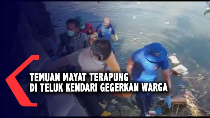Temuan Mayat Terapung Di Teluk Kendari Gegerkan Warga