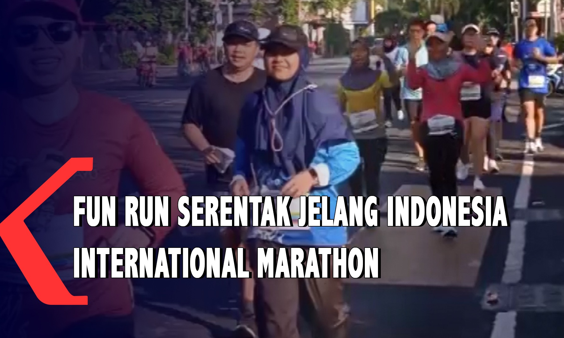 Fun run serentak jelang indonesia international marathon