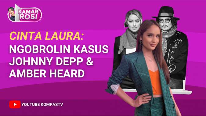 Cinta Laura Ngobrolin Sidang Johnny Depp dan Amber Heard, Apa Pendapatnya?