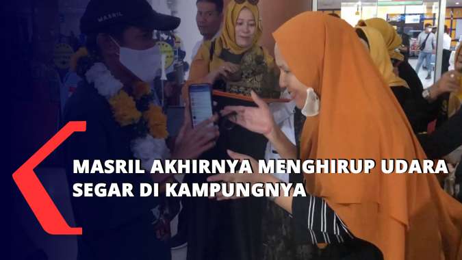 Masril Akhirnya Menghirup Udara Segar Di Kampungnya